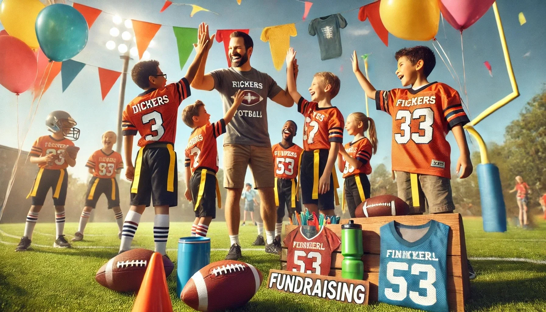 4 Easy Flag Football Fundraising Ideas — Secondslide
