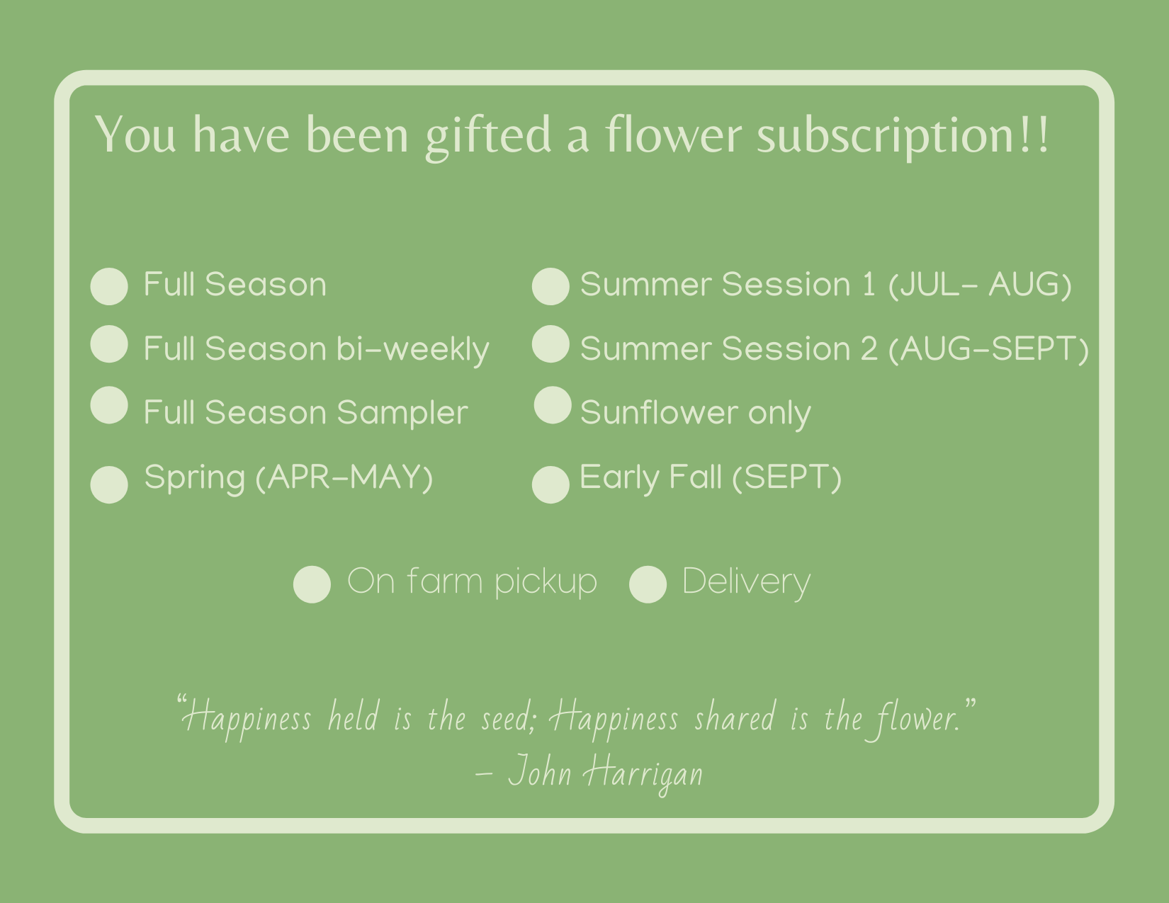 Journal — Forest Ridge Farmstead