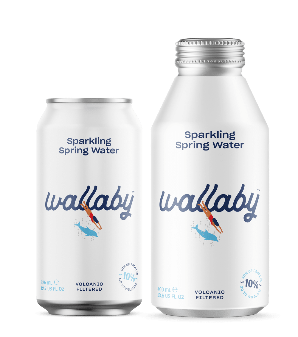 Sparkling & Still Aluminium Canned Water In Australia | Wallaby Water