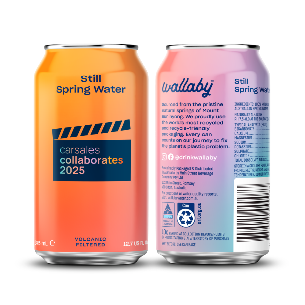 Custom Digital Printed Aluminium Cans Australia | Wallaby Water