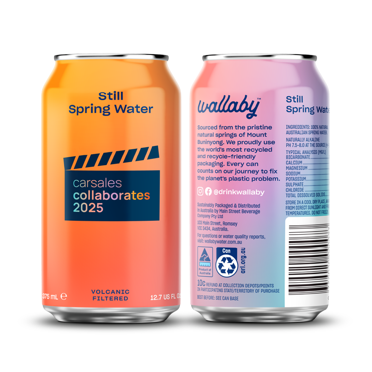 Custom Digital Printed Aluminium Cans Australia | Wallaby Water