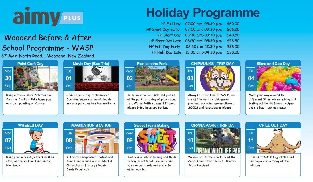 Enrolment — WASP Woodend After School Programme