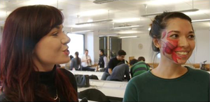 Emily and Annie do anatomy face painting with the University of Dundee ...
