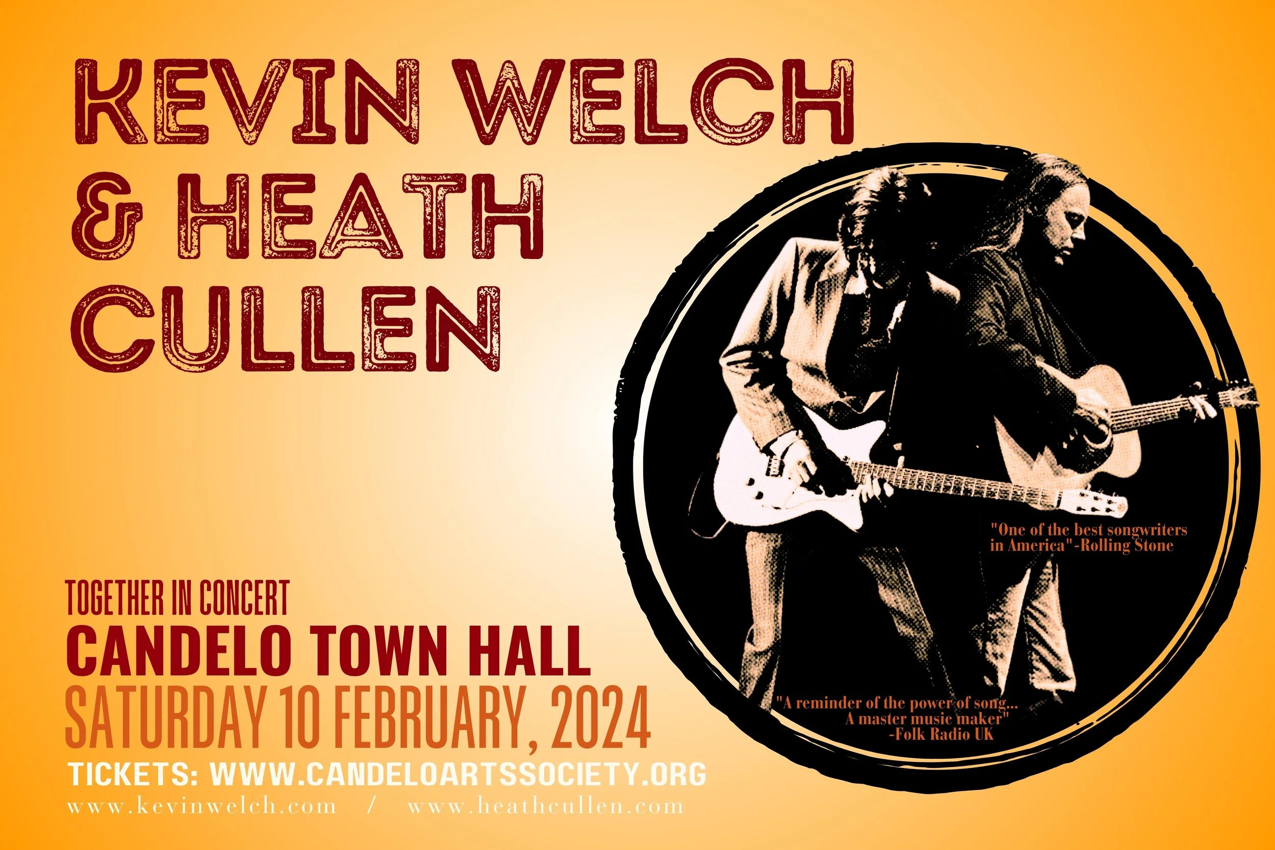 Kevin Welch (USA) and Heath Cullen Together in Concert w/ Lillian ...