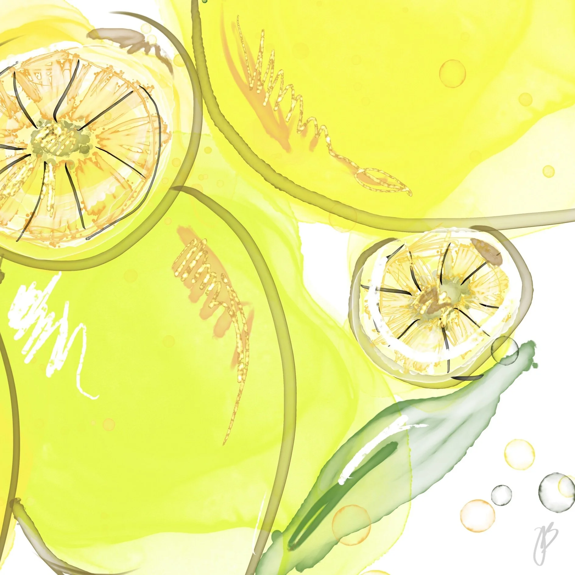 ‘Lemon Tree’ - Spanish Villa Collection — Jenna Bryan Art