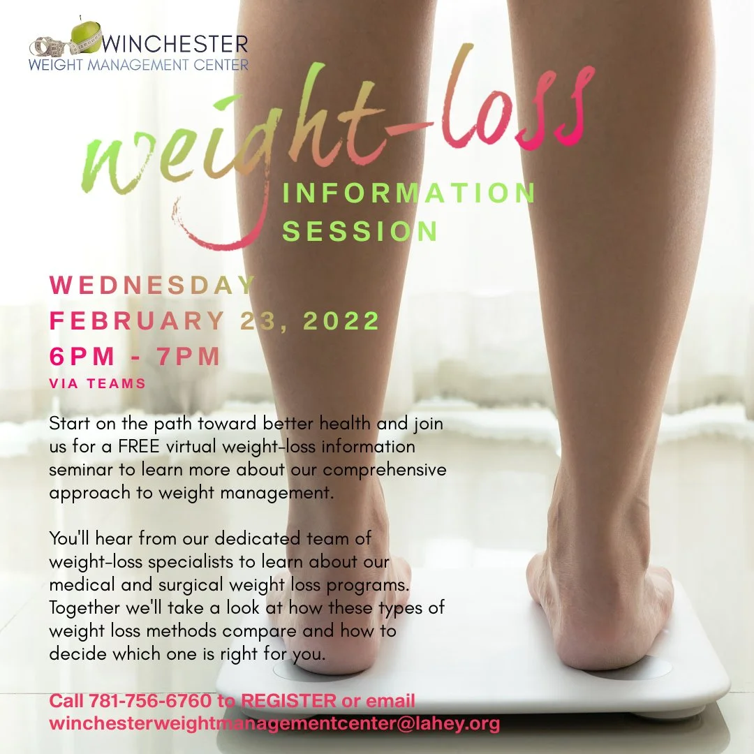 Info Session Calendar — Winchester Weight Management Center