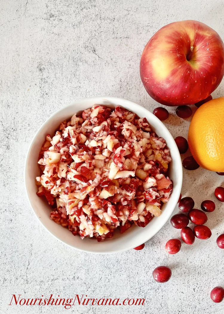Raw Cranberry Relish — Nourishing Nirvana