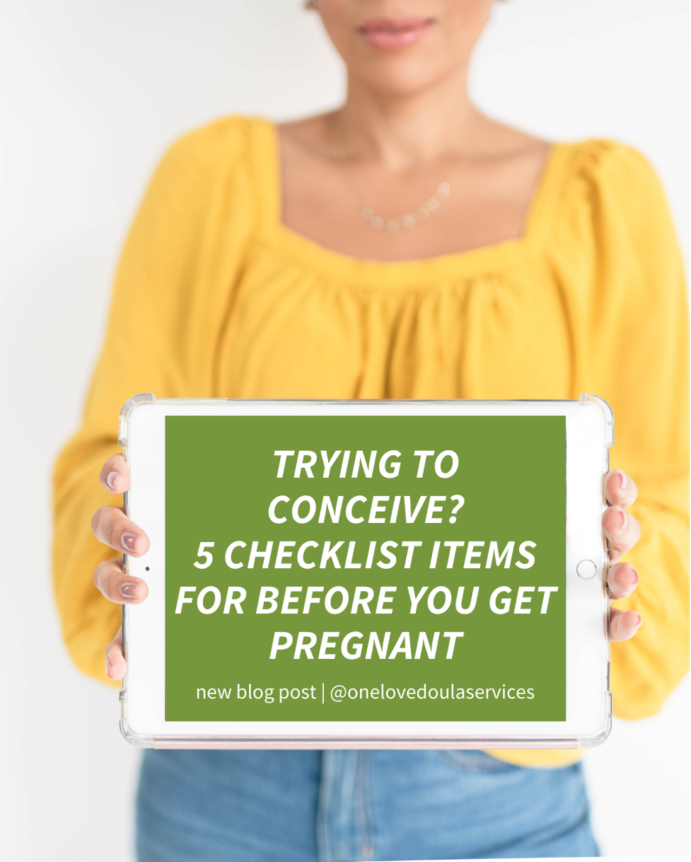 Trying to Conceive? 5 Checklist Items For Before You Get Pregnant — One ...