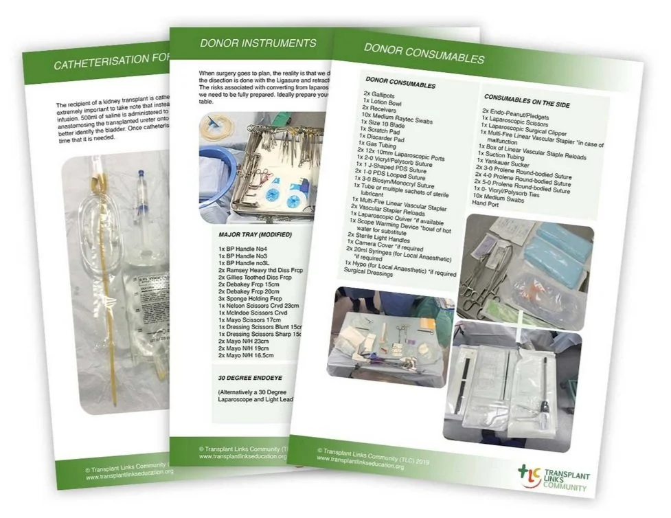 Renal Transplant Operating Theatre Set Up — Transplant Links Community