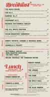 MENU — The Harvey Bakery & Kitchen