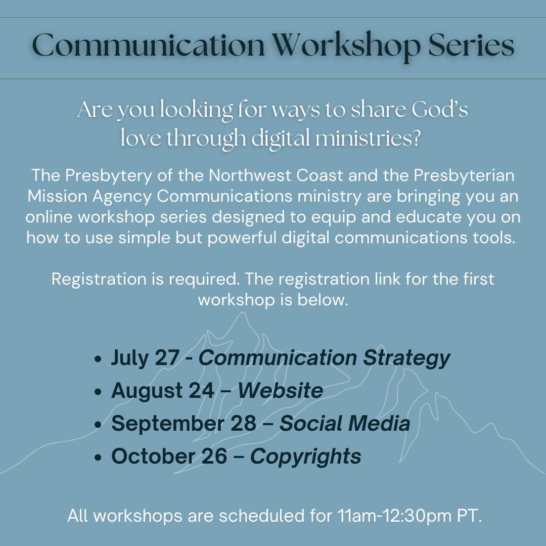 Communication Workshop Series: Communication Strategy — Northwest Coast ...