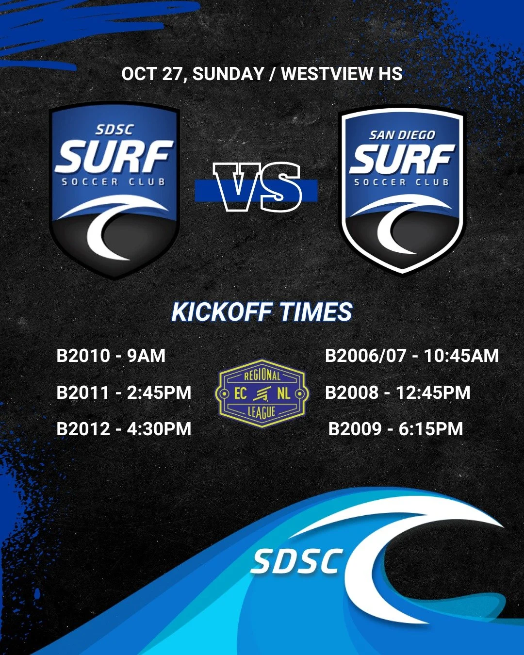 ECNL — SDSC Surf