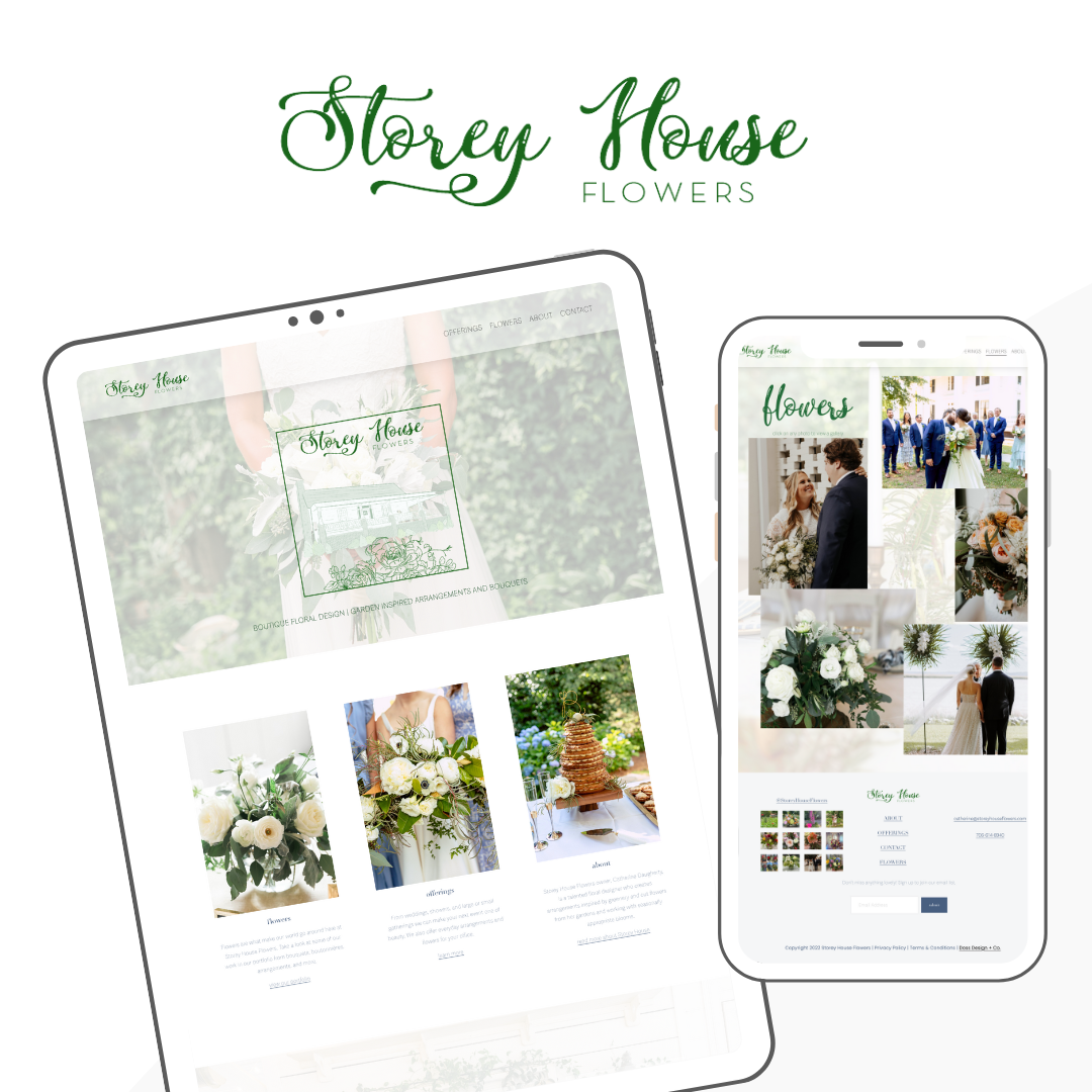 Storey House Flowers — Doss Design + Co