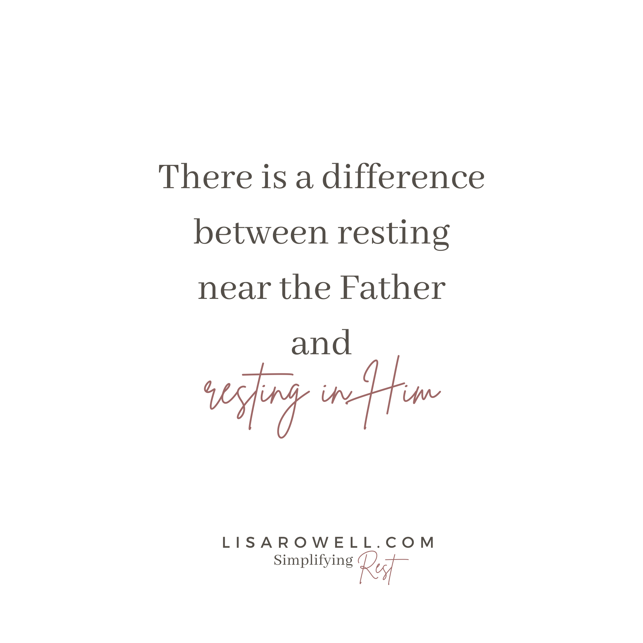Simplifying Rest Blog — Lisa Rowell
