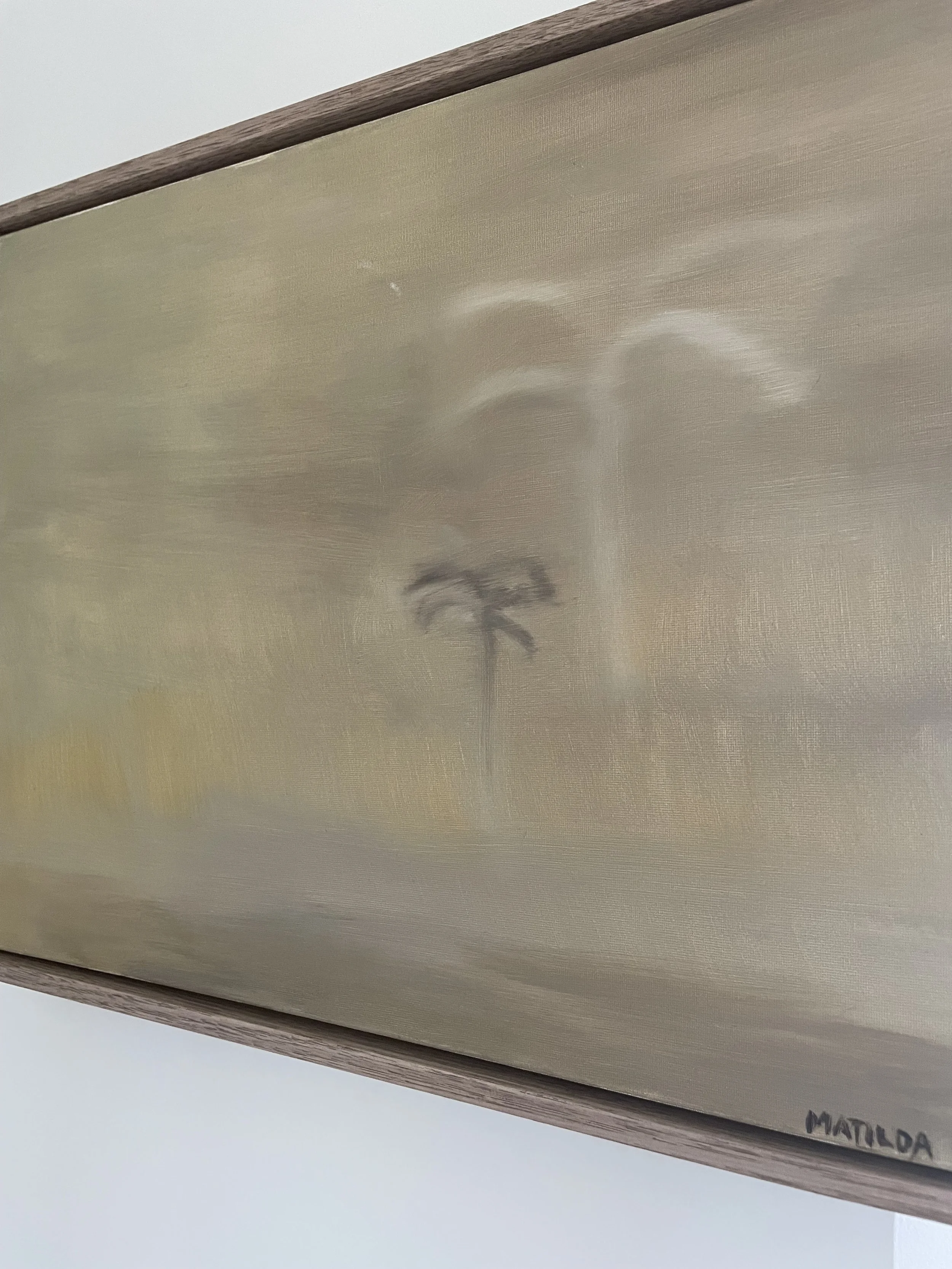 ARTWORK RESERVED: Matilda Walsh — Ghostly (2022) — Oil on Canvas — 41 ...