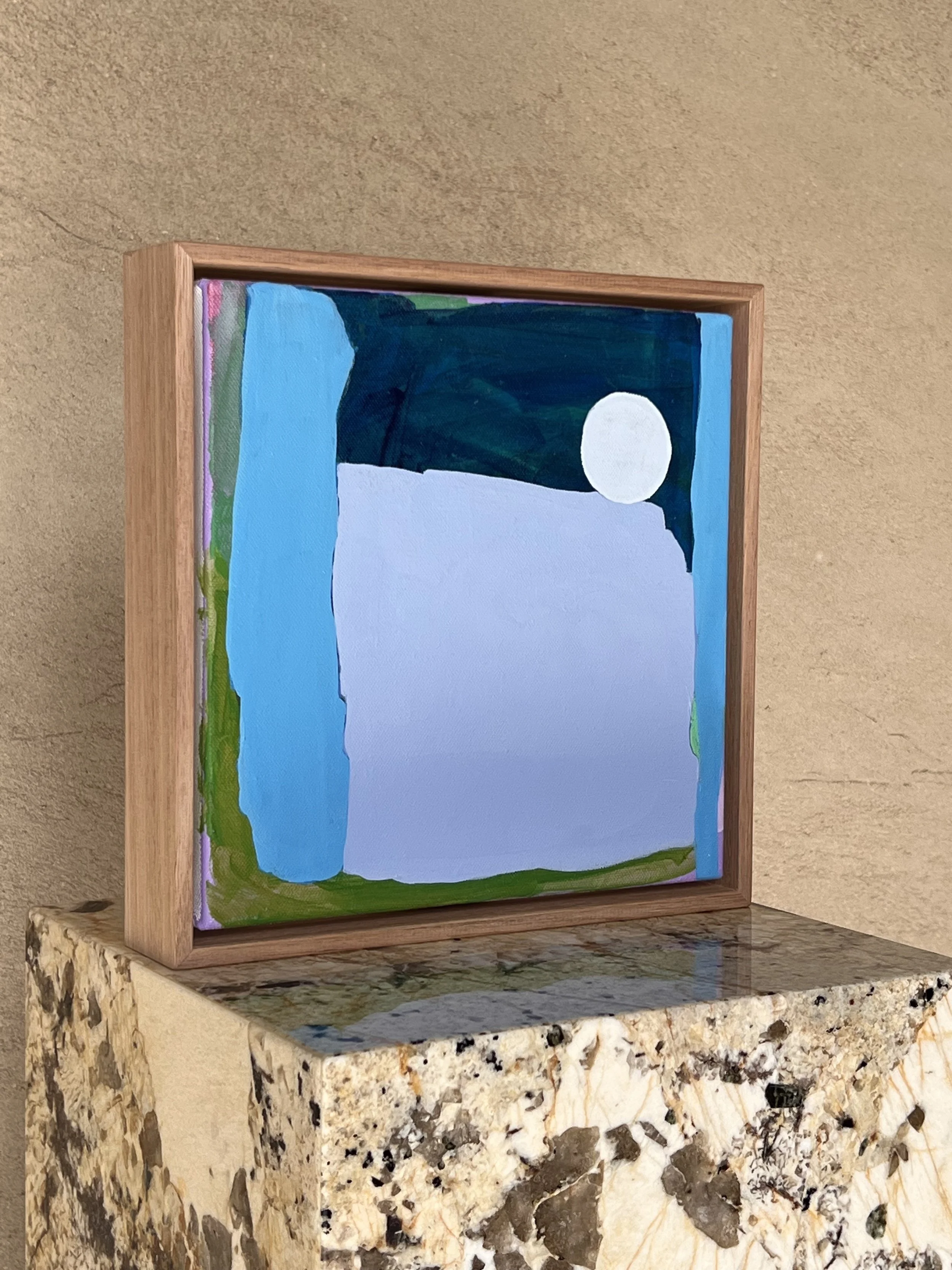 Alizon Gray — Little Waltz (2023) — Oil on Canvas — 25.5 cm H x 25.5 cm ...