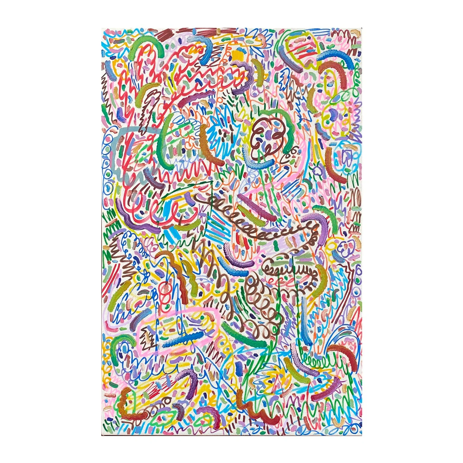 Christopher Jewitt — Fizz (2024) — Oil and Acrylic on Canvas — 86 cm x ...