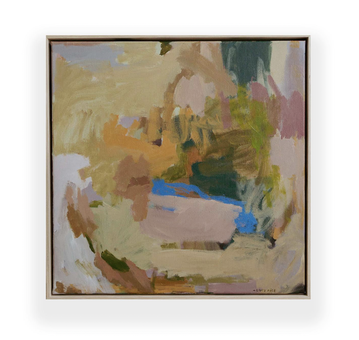 Lucy Rice — Crossing The River (2024) — Acrylic and Pastel on Canvas ...