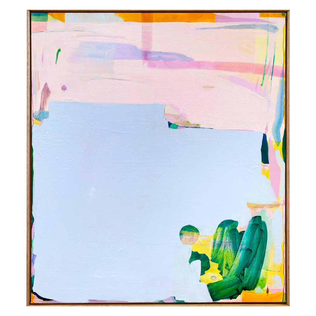 Alizon Gray — Dragonflies at Dawn (2024) — Oil on Canvas — 84 cm x 74 ...