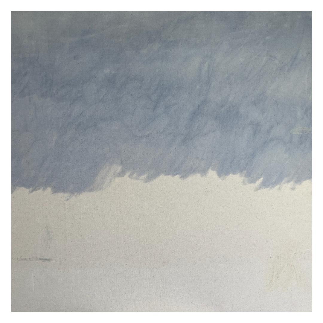 Emily Ebbs — Ripple (2025) — Acrylic, Glue and Pencil on Canvas — 76 cm ...