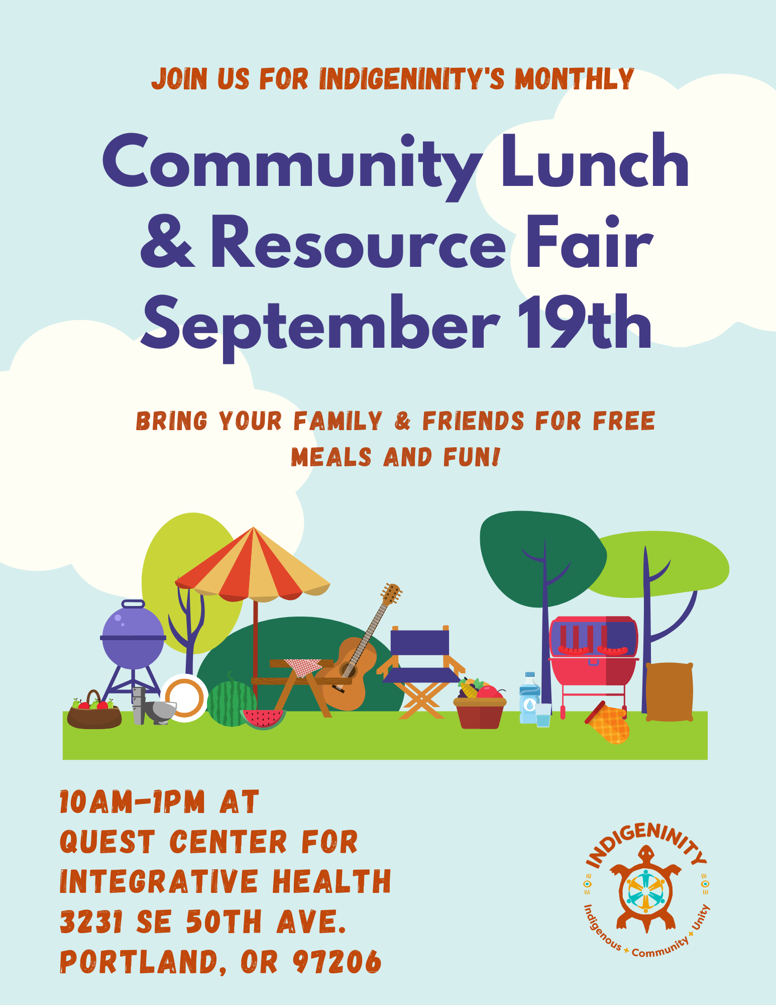 Community Lunch & Resource Fair — Quest Center for Integrative Health