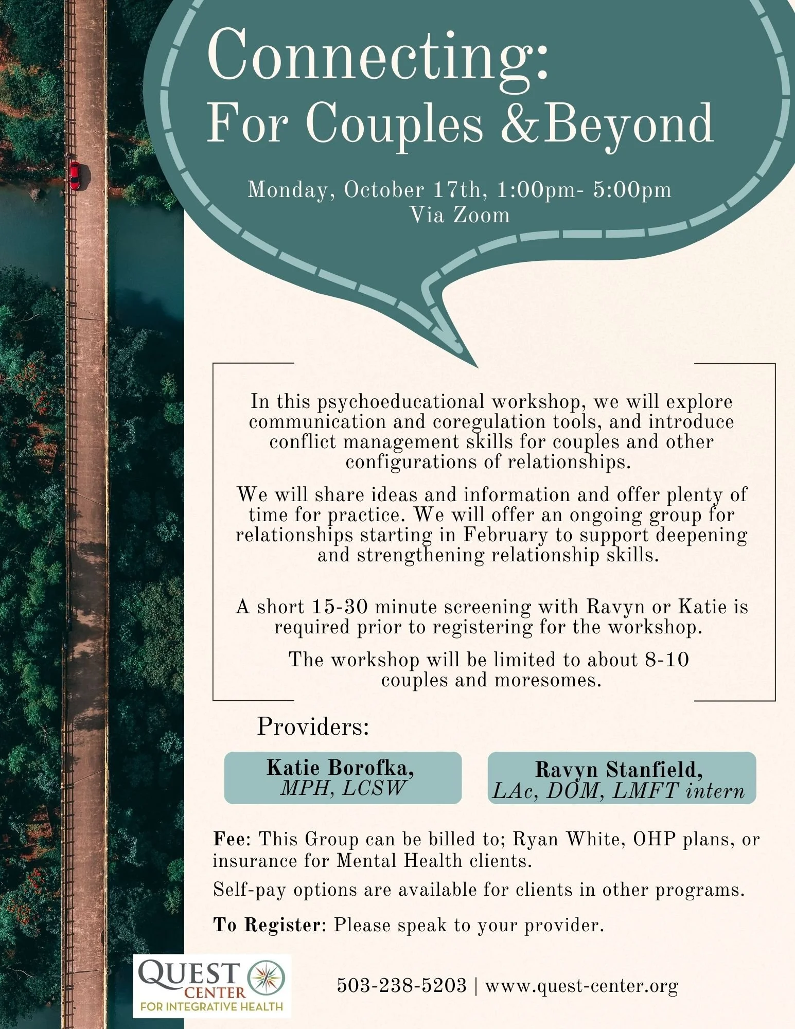 Connecting: For Couples & Beyond — Quest Center for Integrative Health