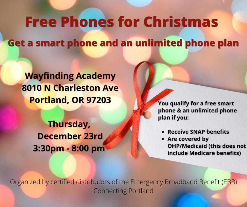 Free Smartphones for Portlanders Holiday Event — Quest Center for ...