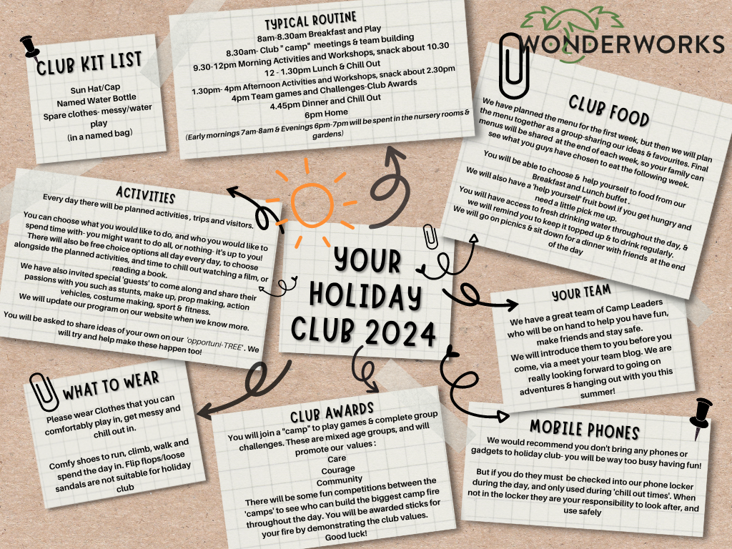 Summer Holiday Club — Wonder Works