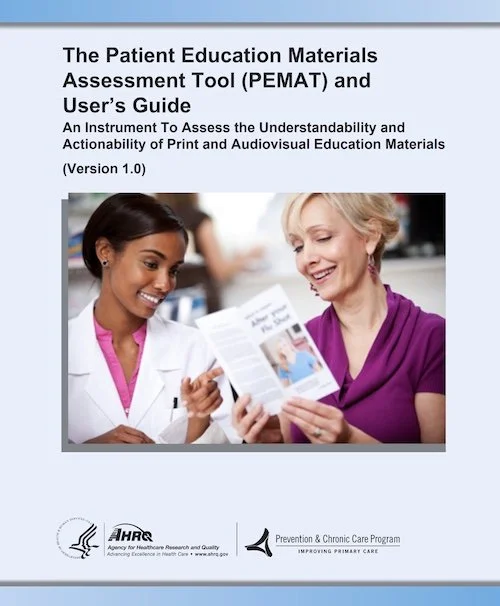 Patient Education Materials Assessment Tool (PEMAT) — Center for Injury ...