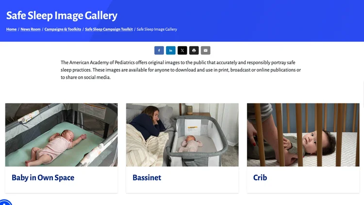 Safe Sleep Image Gallery — Center for Injury Research Translation ...