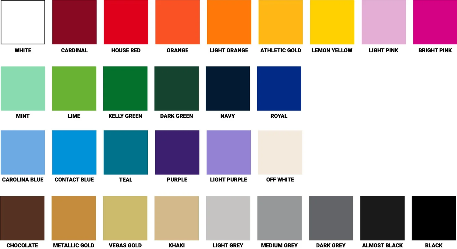 Ink colors! — Parkway Printshop