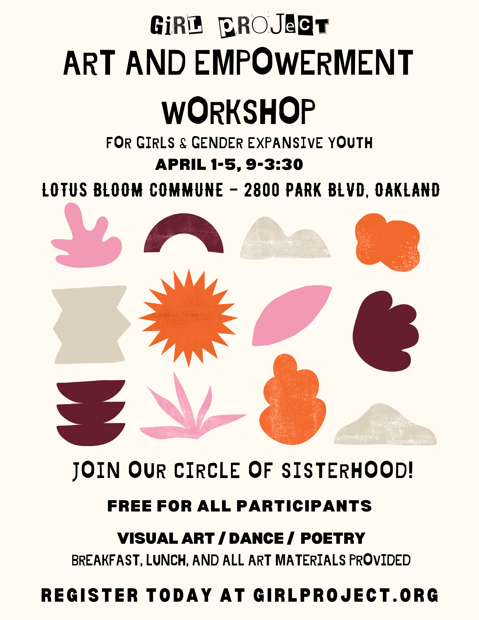 GIRL Project’s Art & Empowerment Workshop — dNaga Dance Co.
