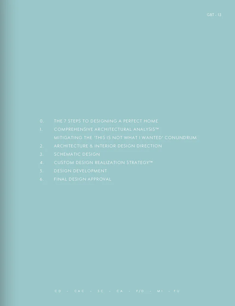 Process | Custom Home Architecture & Design — FAME Architecture & Design