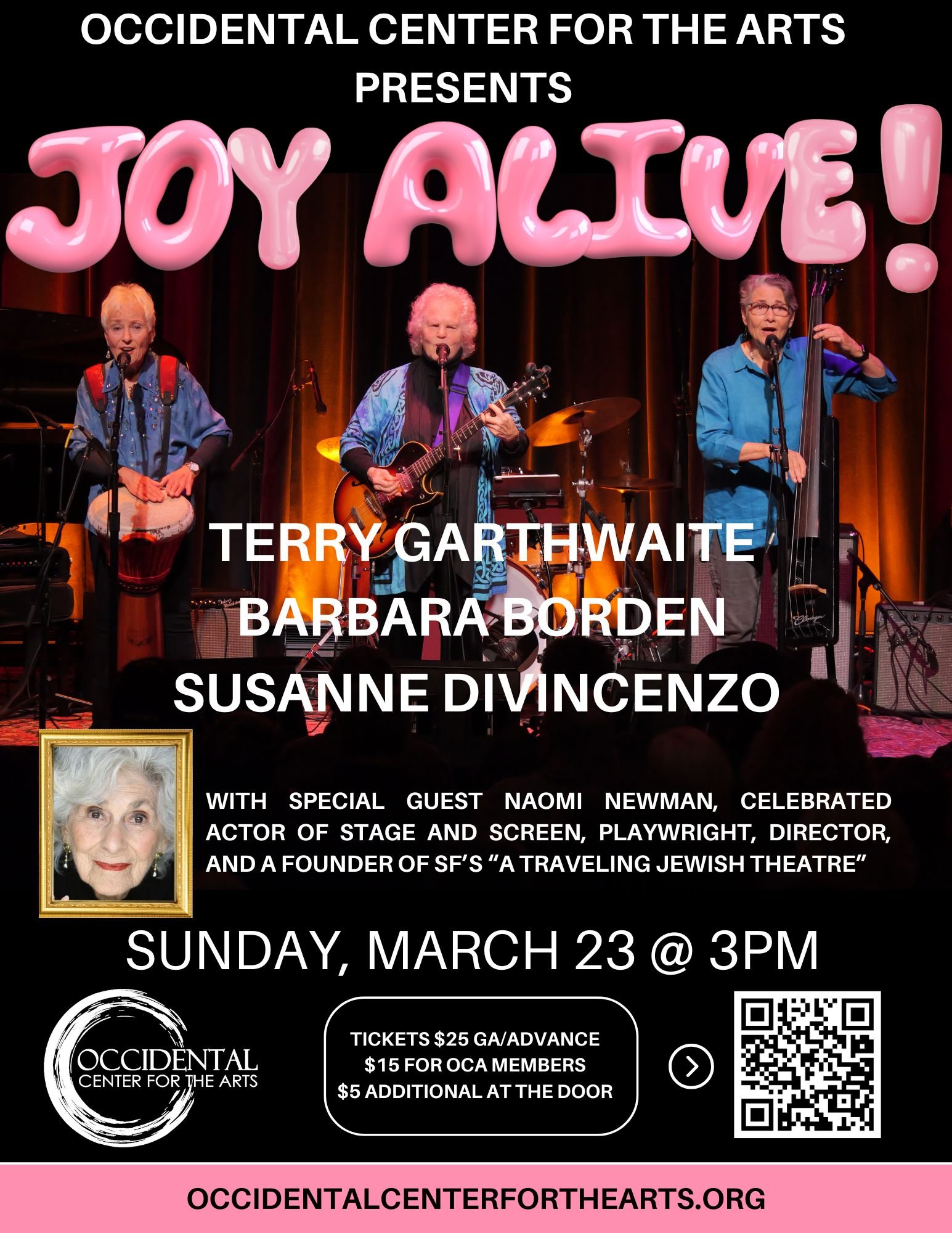 Joy Alive! — Occidental Center for the Arts