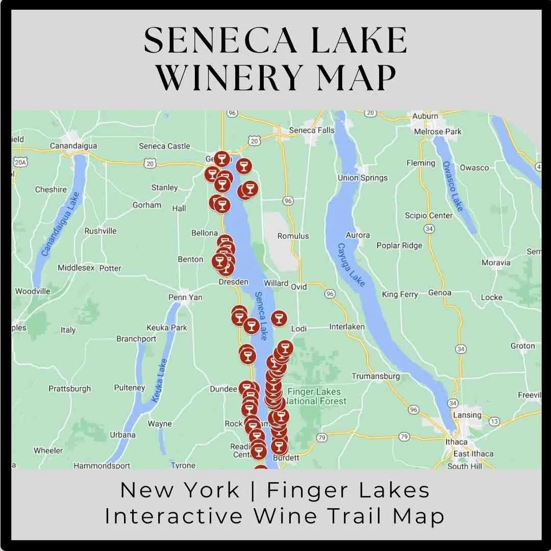 Seneca Lake Winery Map — Guided Wino