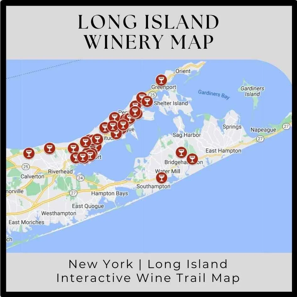 Long Island Winery Map — Guided Wino