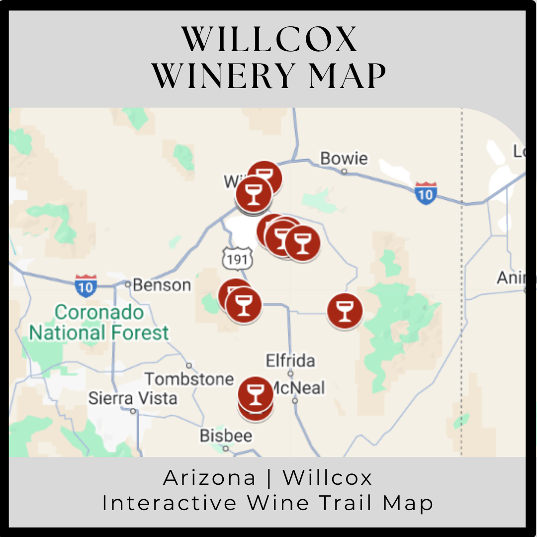 Willcox Winery Map — Guided Wino