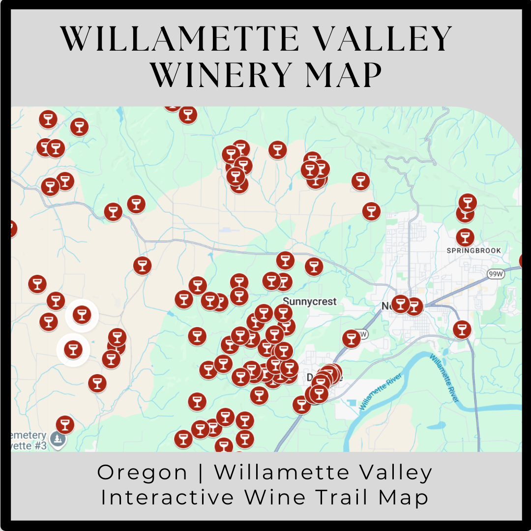 Willamette Valley Winery Map — Guided Wino