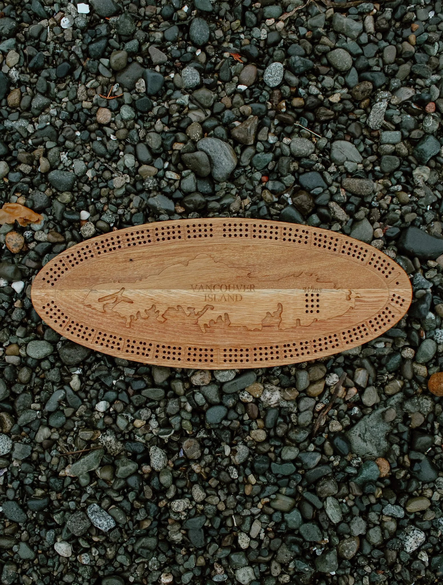 Freestyle Skier Cribbage Board — Island Woodwork
