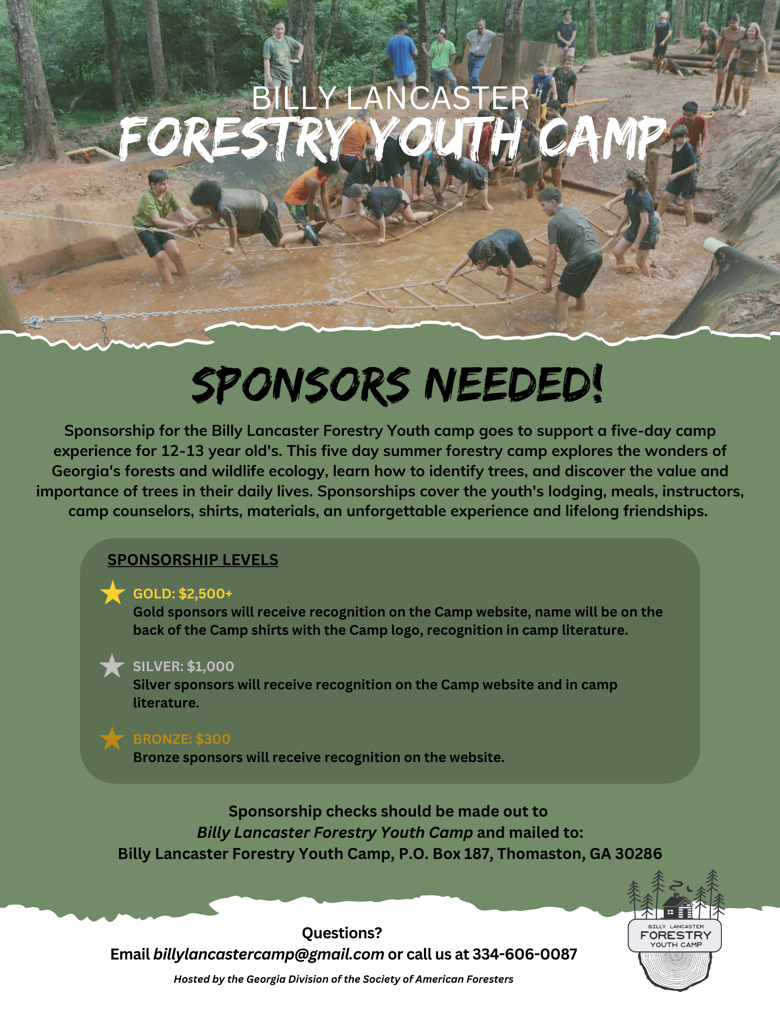 SPONSORSHIP — Lancaster Camp