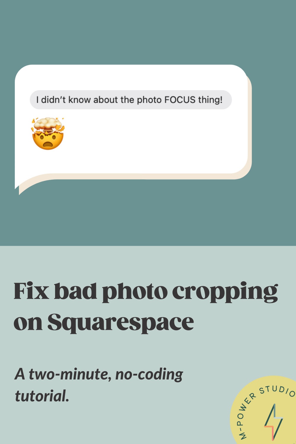 Fix bad photo cropping on your Squarespace website