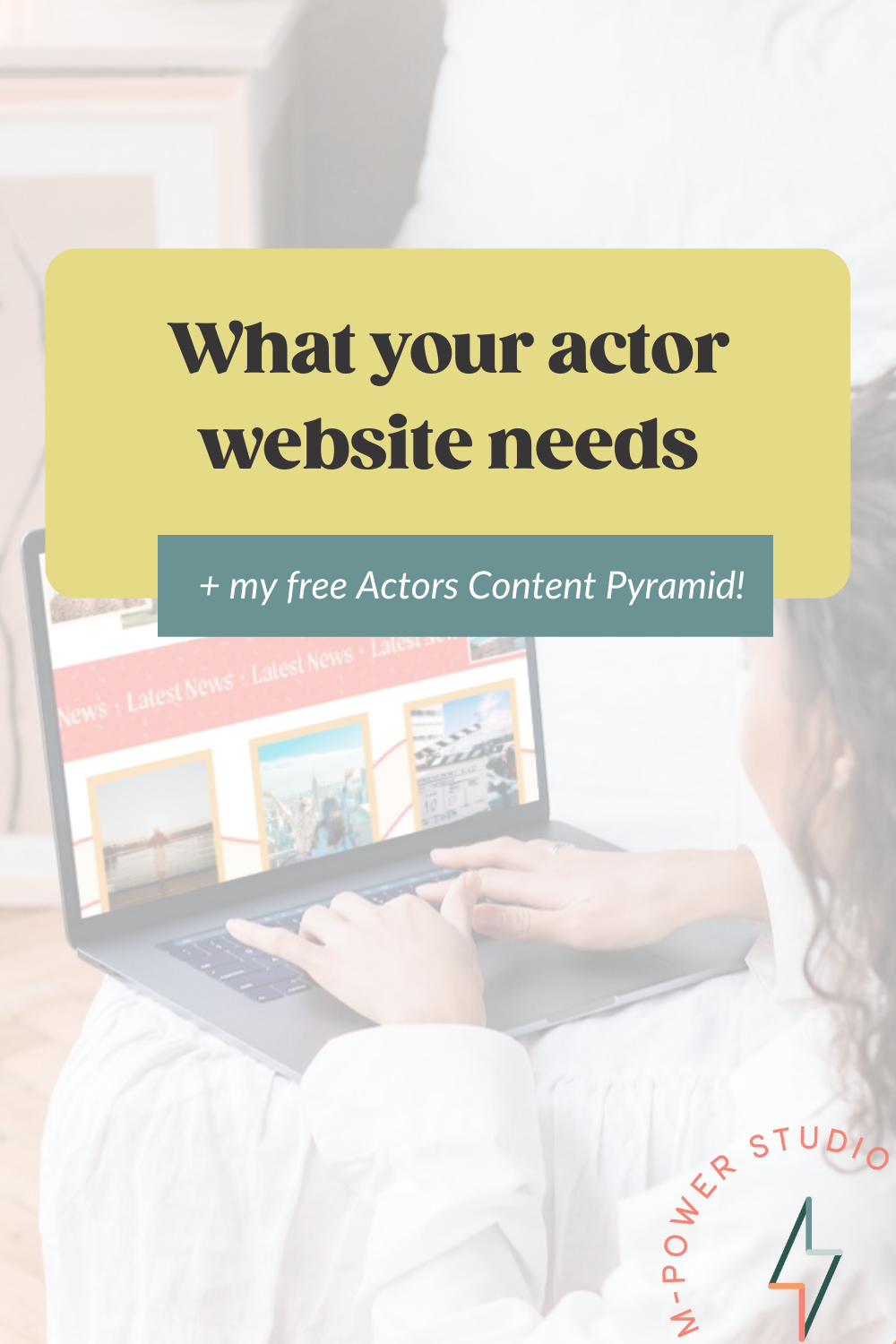 Actor Website Must-Haves (and a free Actors Content Pyramid resource!)
