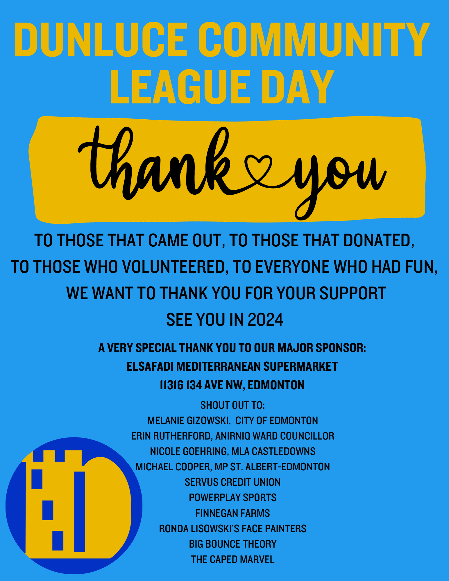Community League Day — Dunluce Community League
