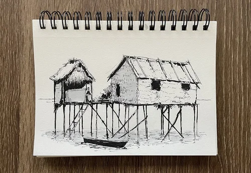How to Sketch Simple Architecture in Pen and Ink — Schaefer Fine Art ...