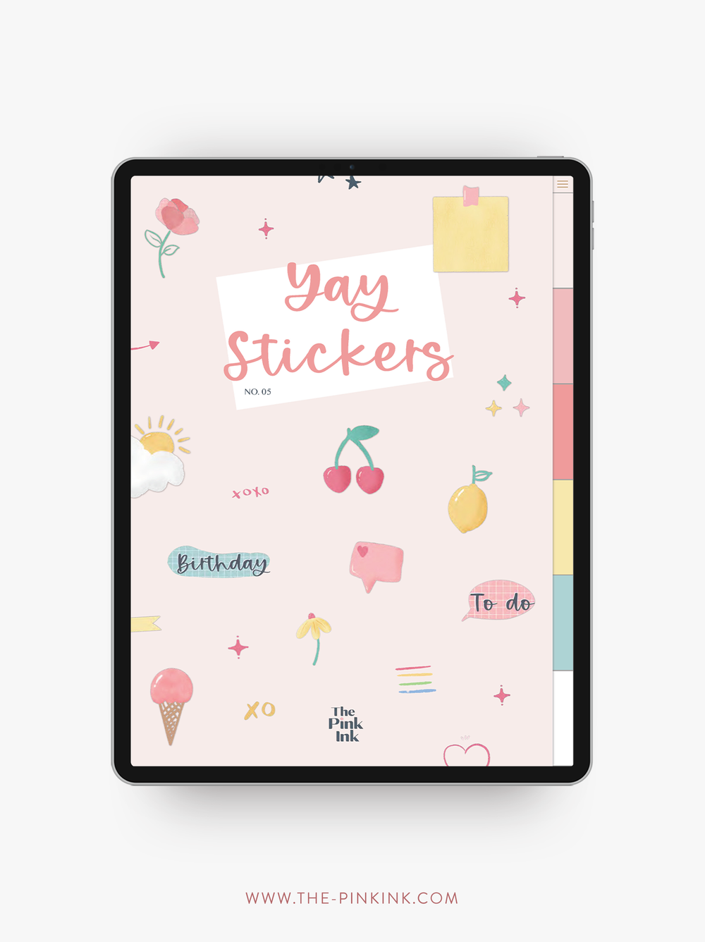 Digital Sticker Book with 800+ Stickers — The Pink Ink Shop