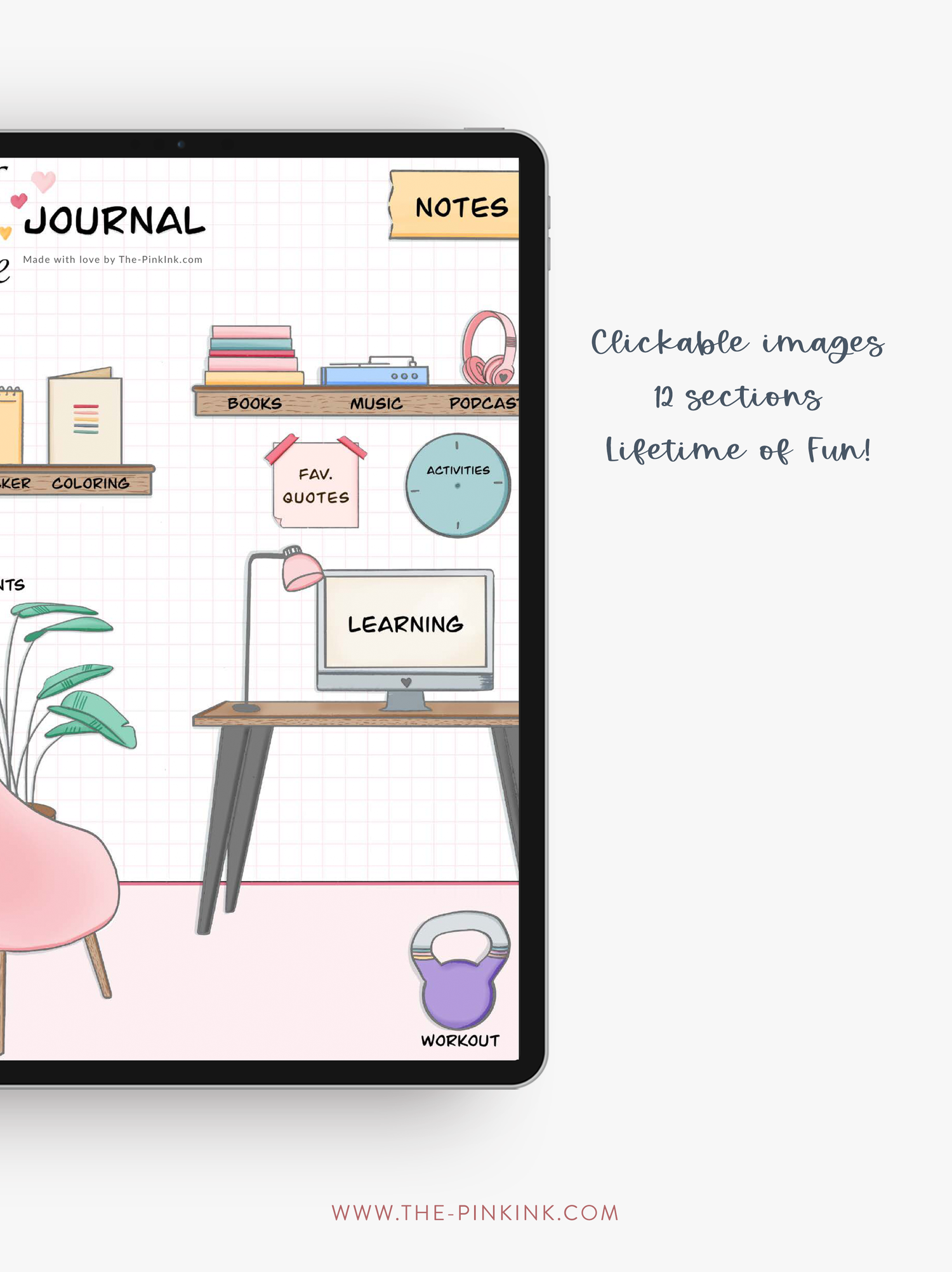 My Travel Journal — The Pink Ink Shop