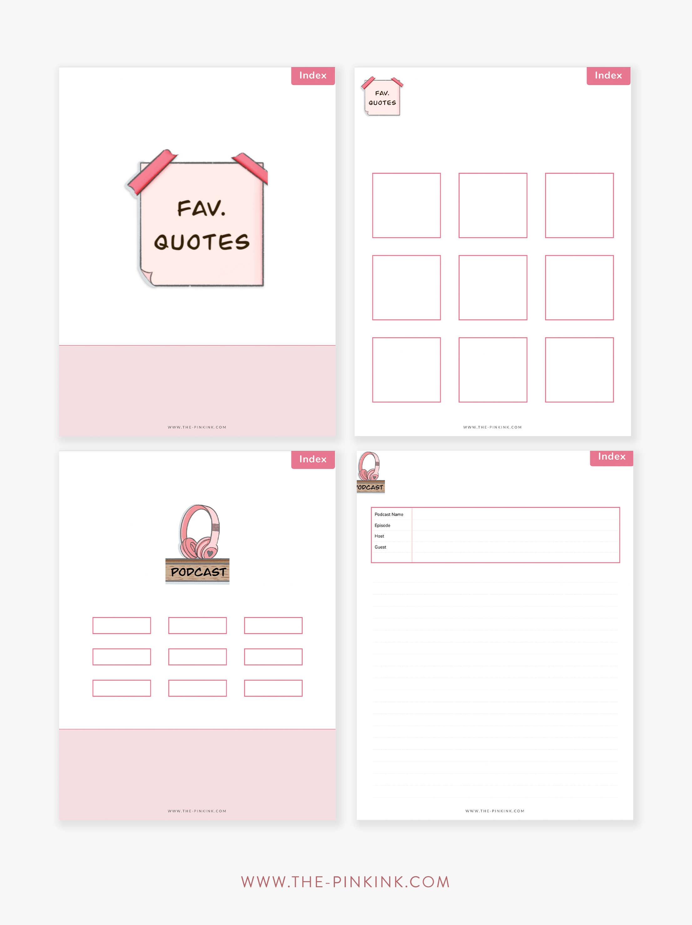 My Travel Journal — The Pink Ink Shop