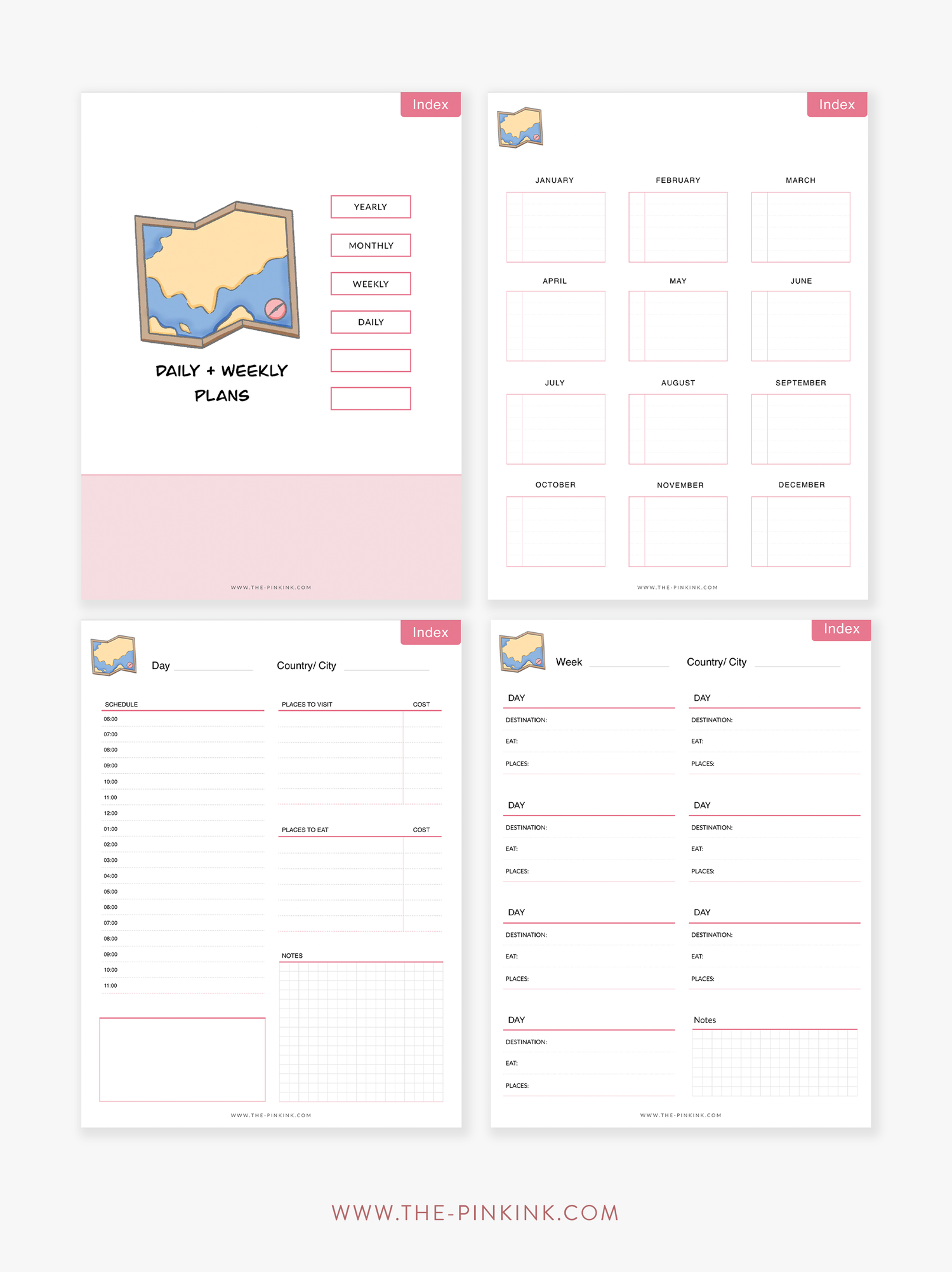 My Life Journal and Reading tracker — The Pink Ink Shop
