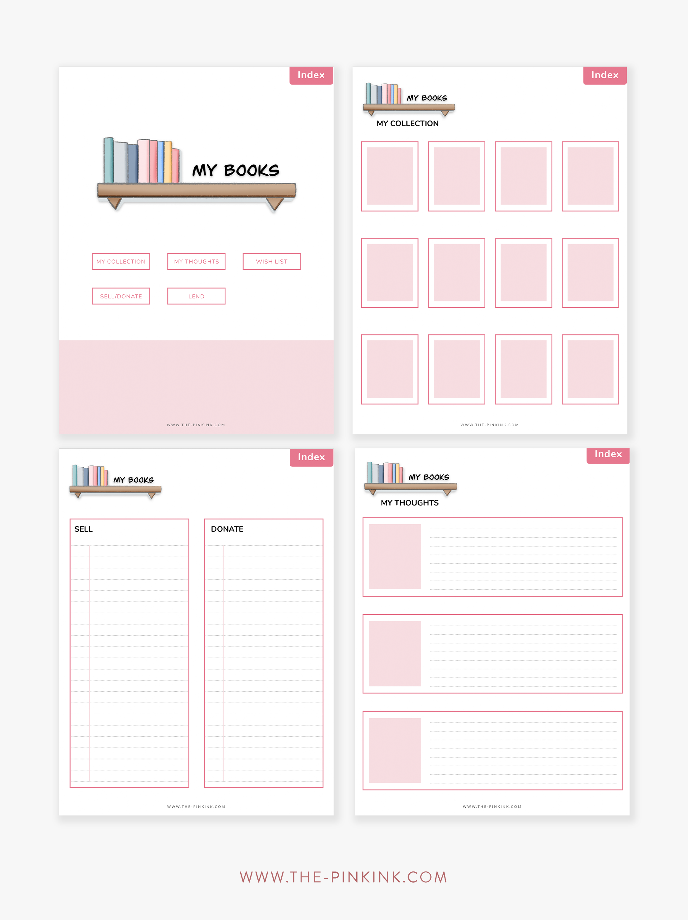 Reading Book Journal Ideas — The Pink Ink Shop