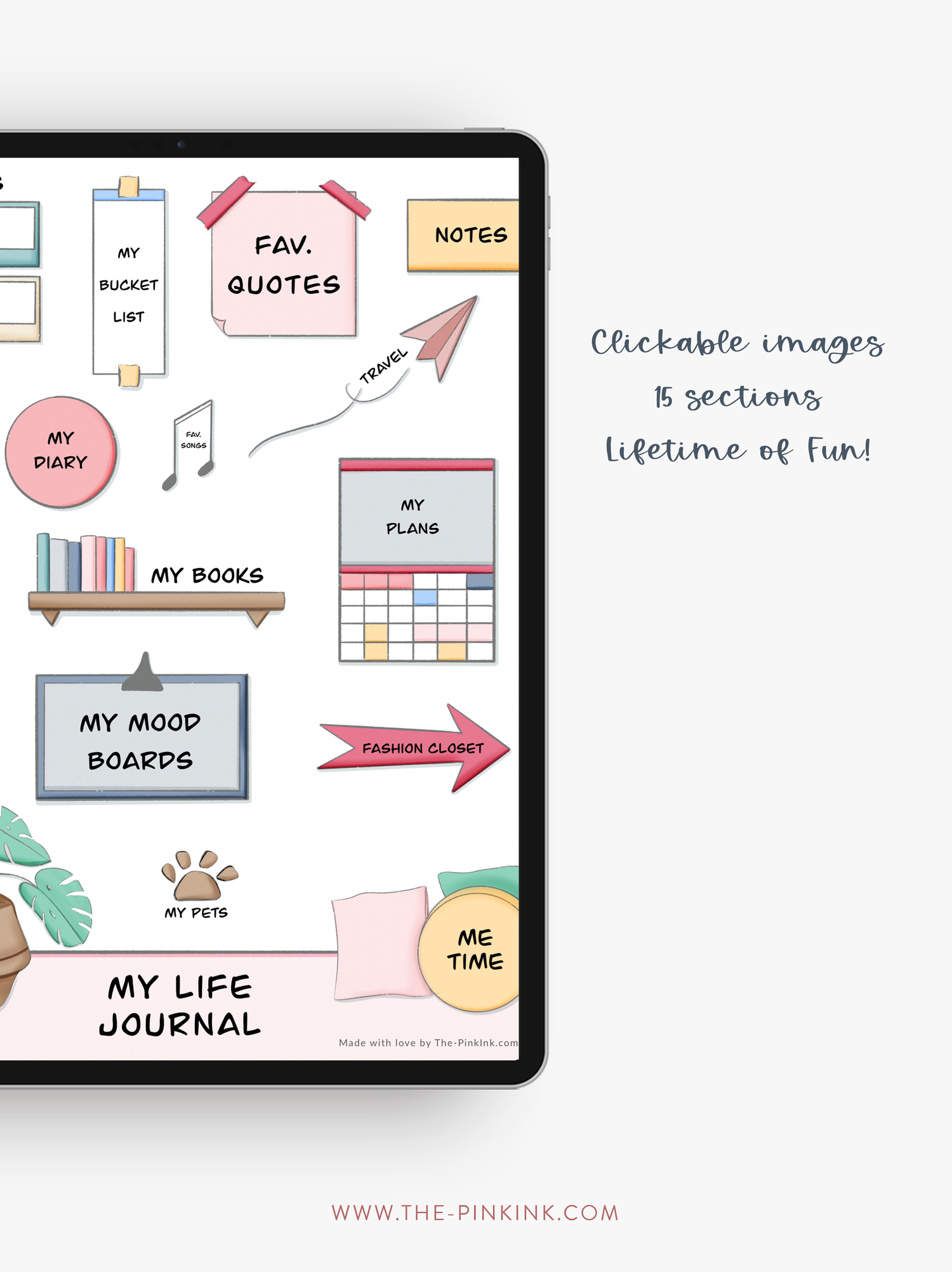 My Travel Journal — The Pink Ink Shop